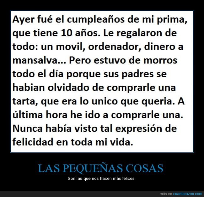 pequeños detalles que te hacen feliz :) - Meme subido por joel.futbol ...