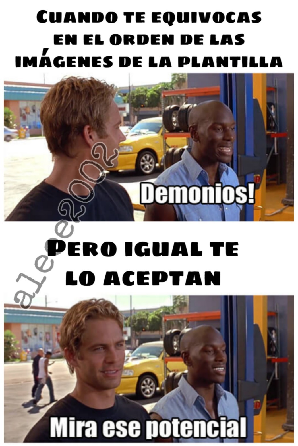 Sé que no hace mucho sentido la segunda parte - Meme subido por ...