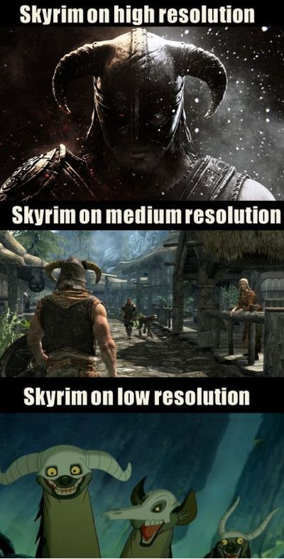 Low resolution is better than no resolution - Meme by imBob :) Memedroid
