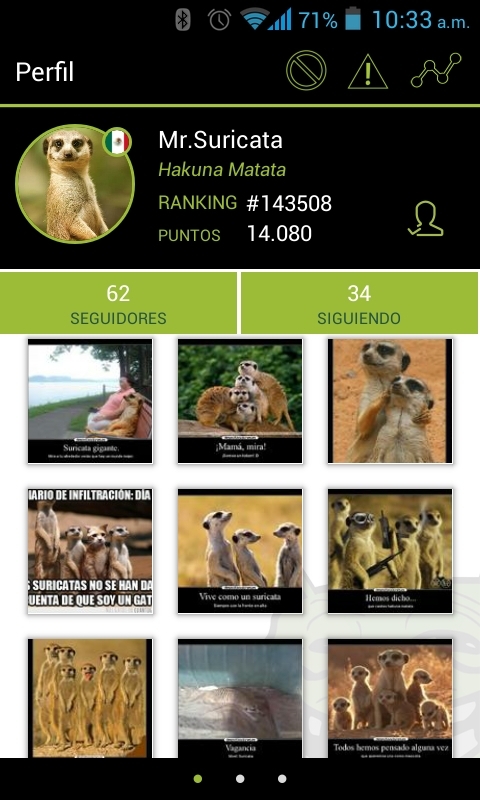 creo que alguien tiene un problema con las suricatas. - Meme subido por ...