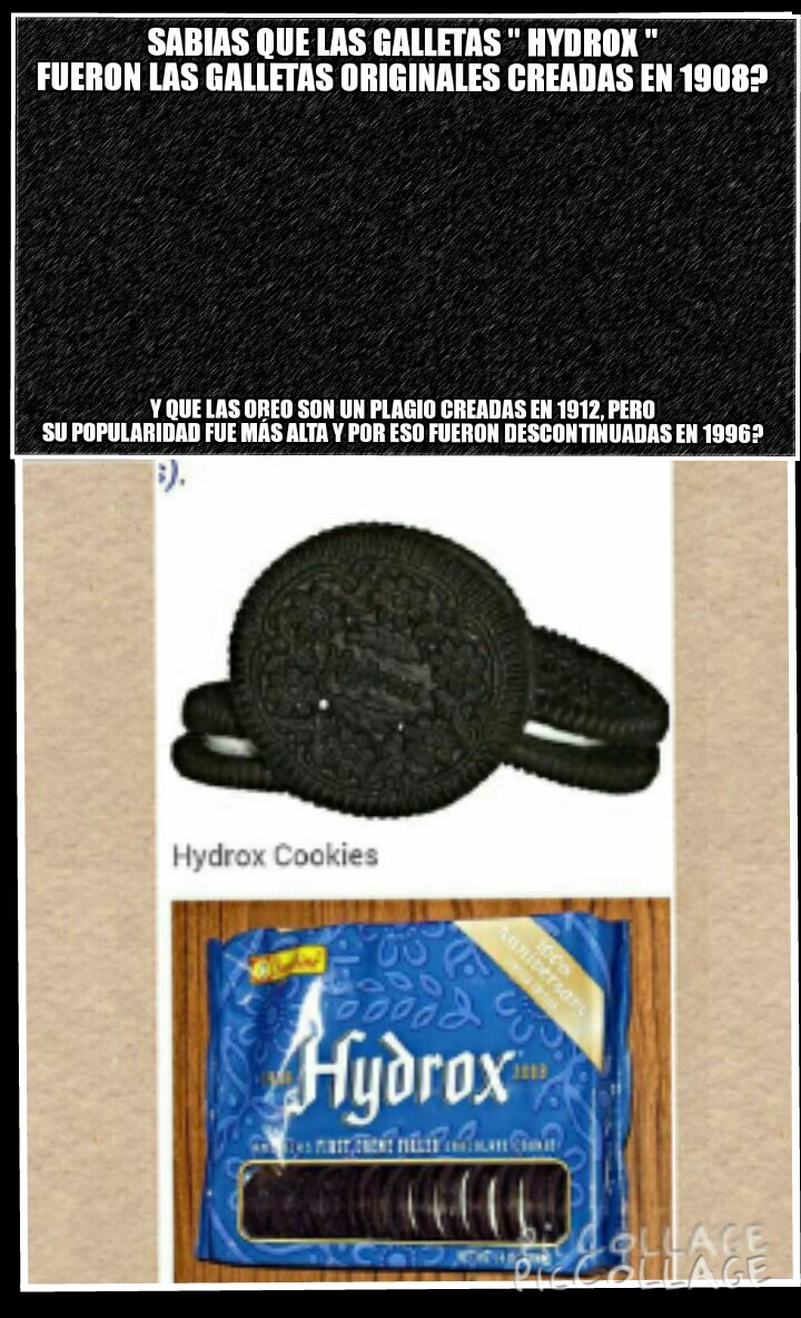 Hydrox galletas originales - Meme subido por felixvillaverde96 :) Memedroid