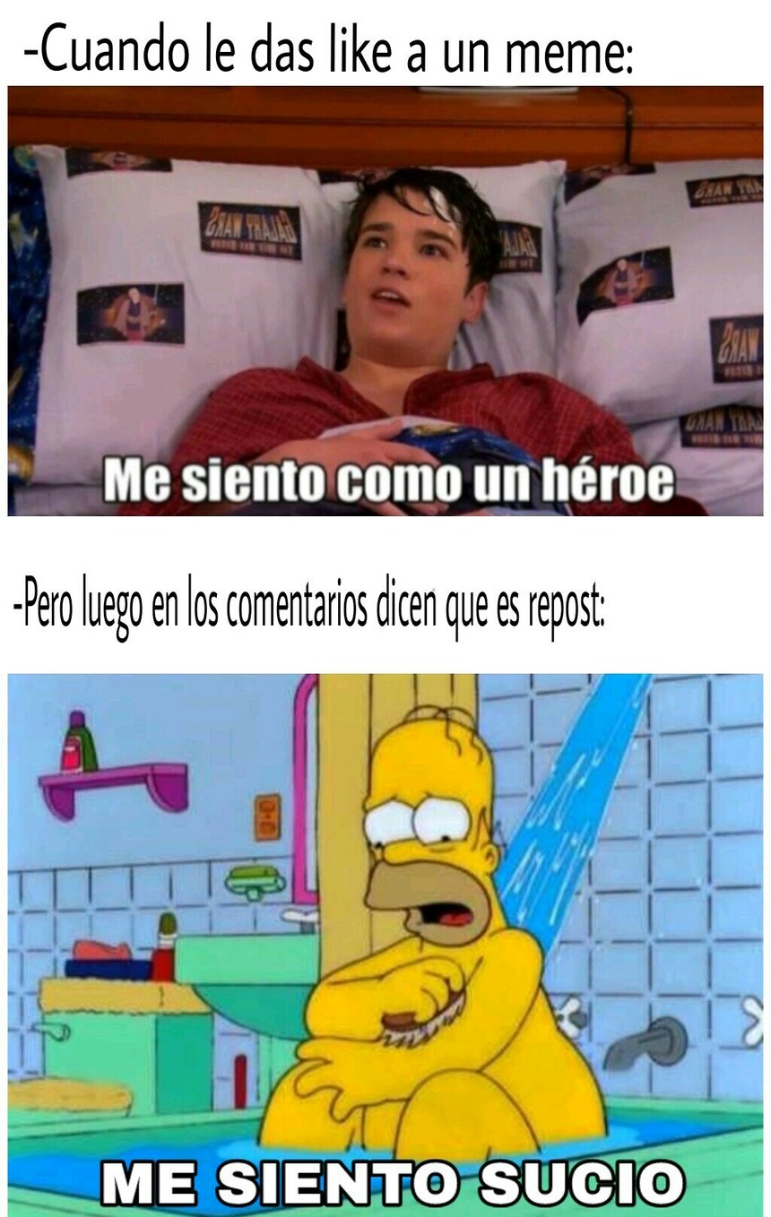 No repost - Meme subido por ElLadronDeMemesV1.5 :) Memedroid