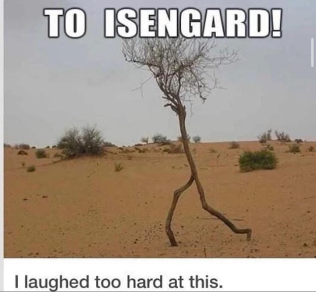 A Isengard! - Meme subido por jackbusson :) Memedroid