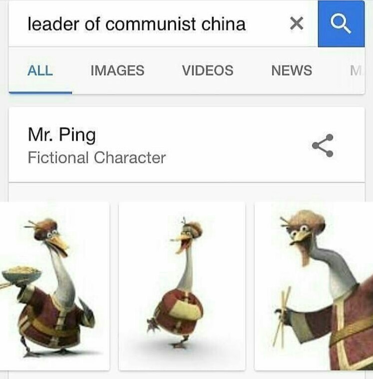 Leader of communist china - Meme subido por Vayrox :) Memedroid