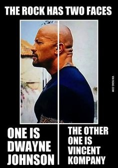 The Rock has two faces - Meme subido por tyehoax :) Memedroid