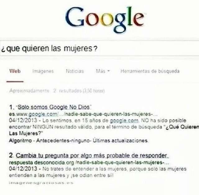 Ni Google - Meme subido por Shugua :) Memedroid