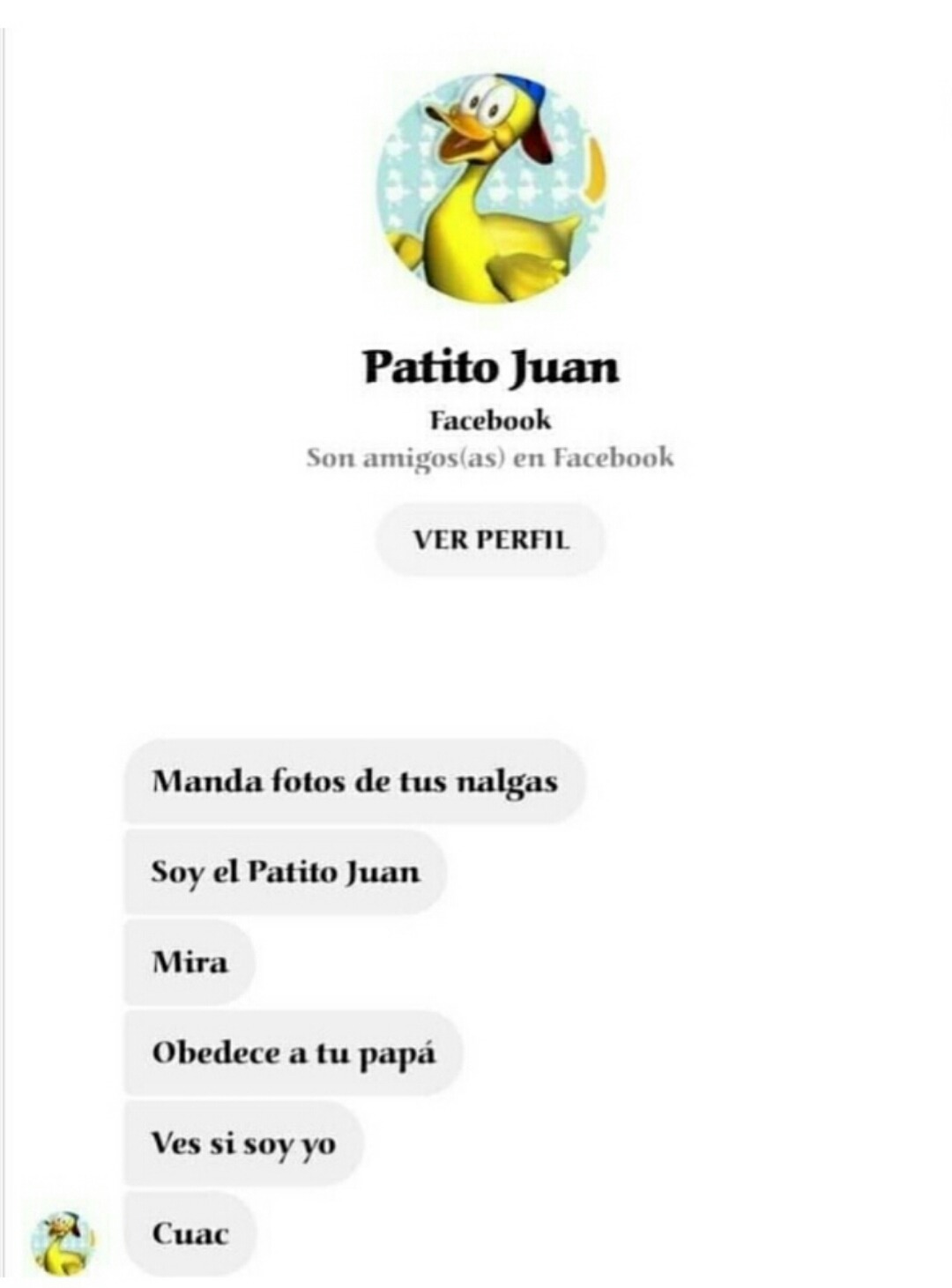 El patito Juan - Meme subido por Damw :) Memedroid