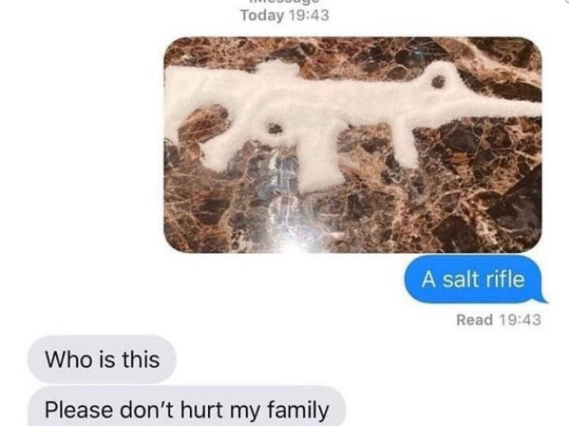 assault rifle extra salted - Meme subido por modest_undue1 :) Memedroid