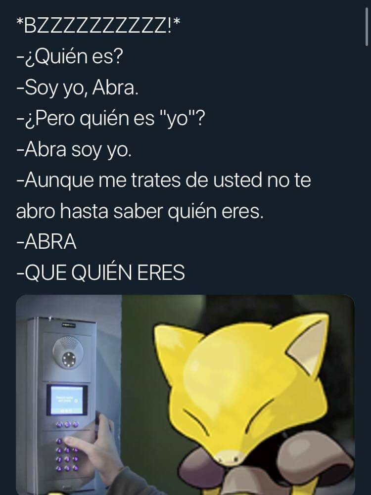 Abra - Meme subido por JA7 :) Memedroid