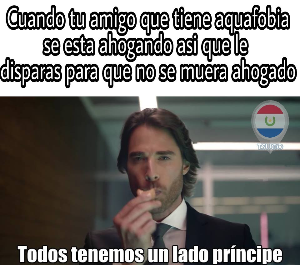 Aquafobia=miedo a morir ahogado :D - Meme subido por Tsugo :) Memedroid