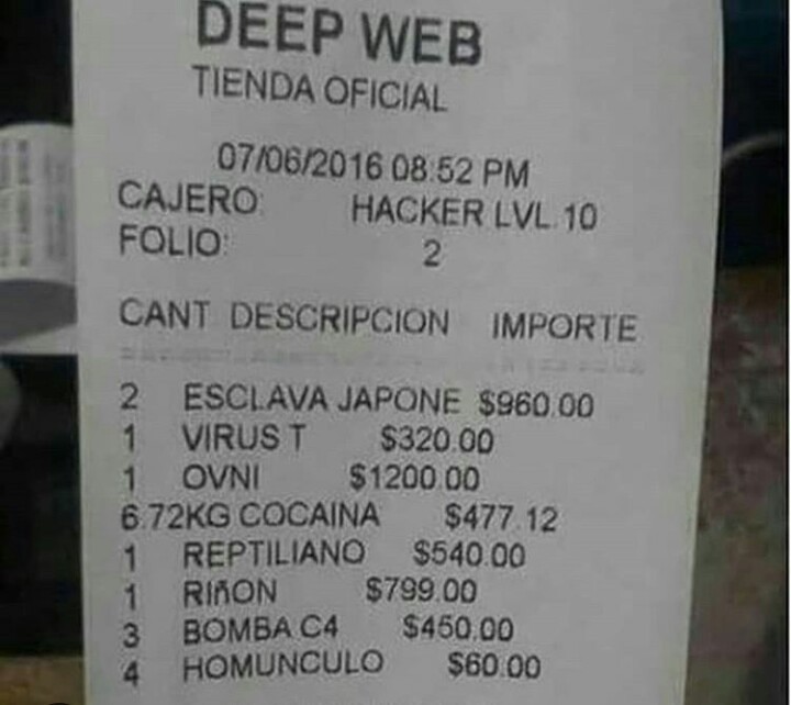 Deep web - Meme subido por Momomotos :) Memedroid