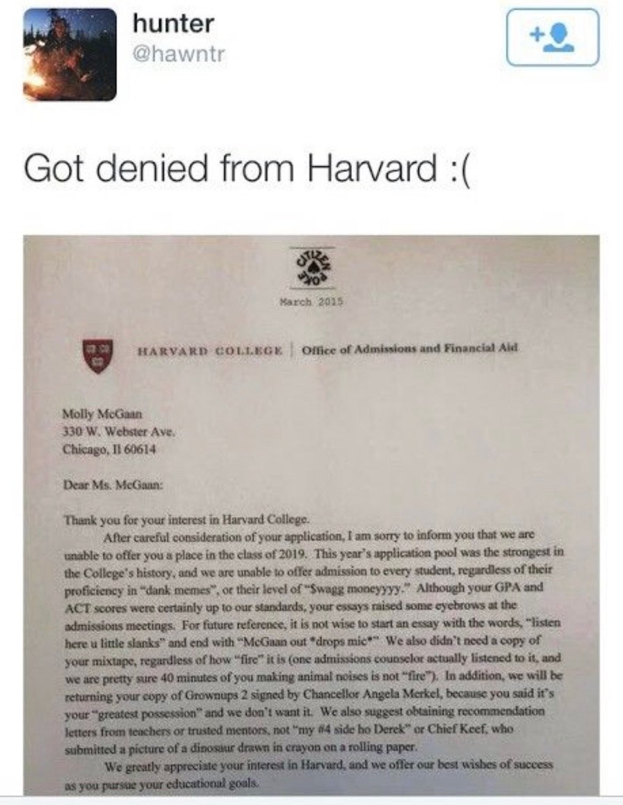 The best Harvard memes :) Memedroid