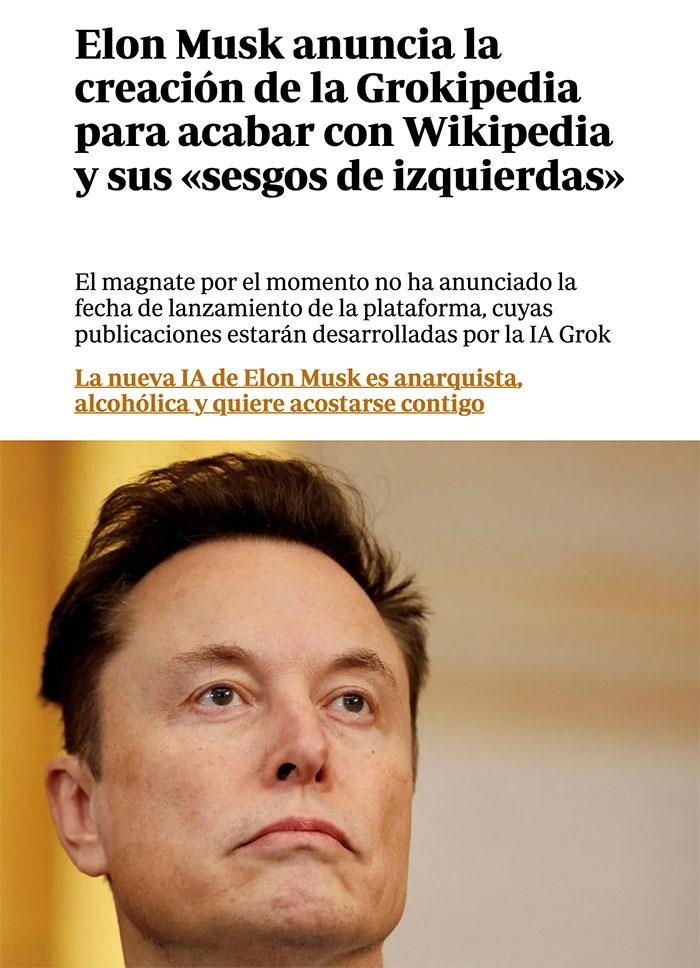 Top memes de Grokipedia en español :) Memedroid