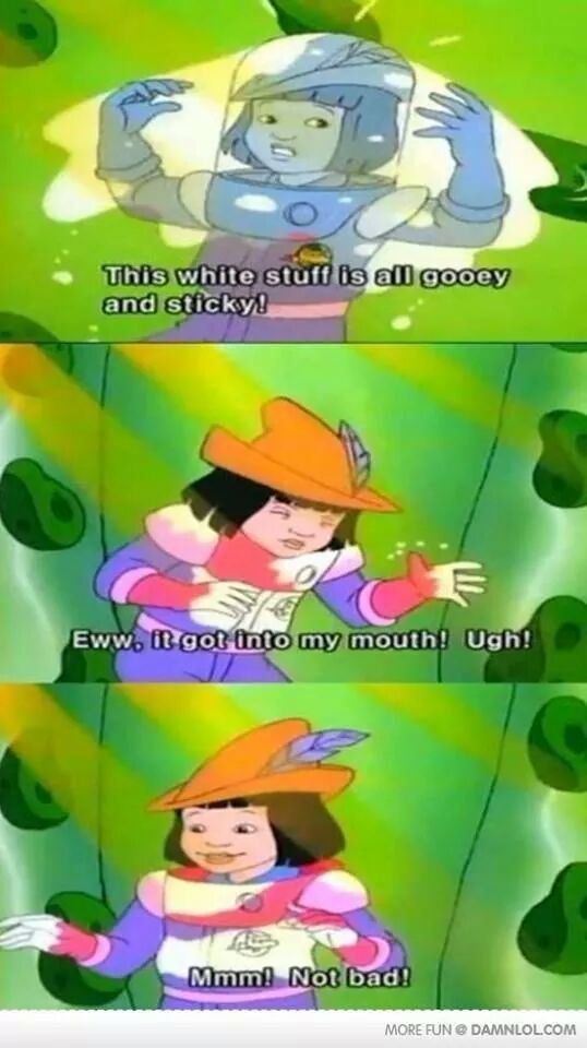 mmm i like the white sticky stuff - Meme by Not_A_Horse :) Memedroid