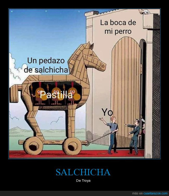 salchicha de troya - Meme subido por momo345 :) Memedroid