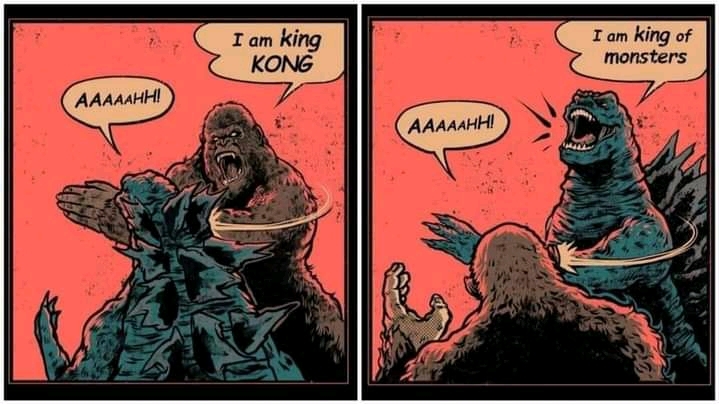 Godzilla vs Kong - Meme subido por TheMemers123 :) Memedroid
