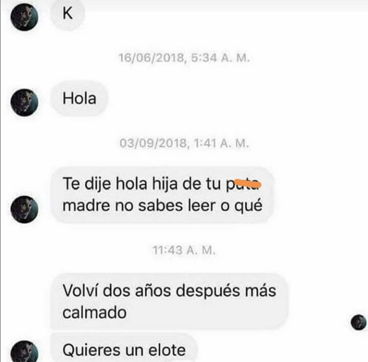 quieres un elote? - Meme subido por ViolaMadresV2 :) Memedroid