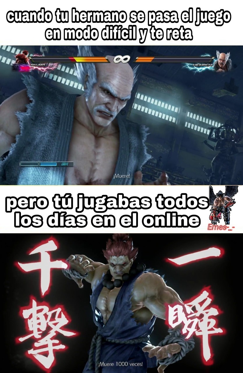 Otra plantilla del Tekken :P - Meme subido por Ernes-_- :) Memedroid