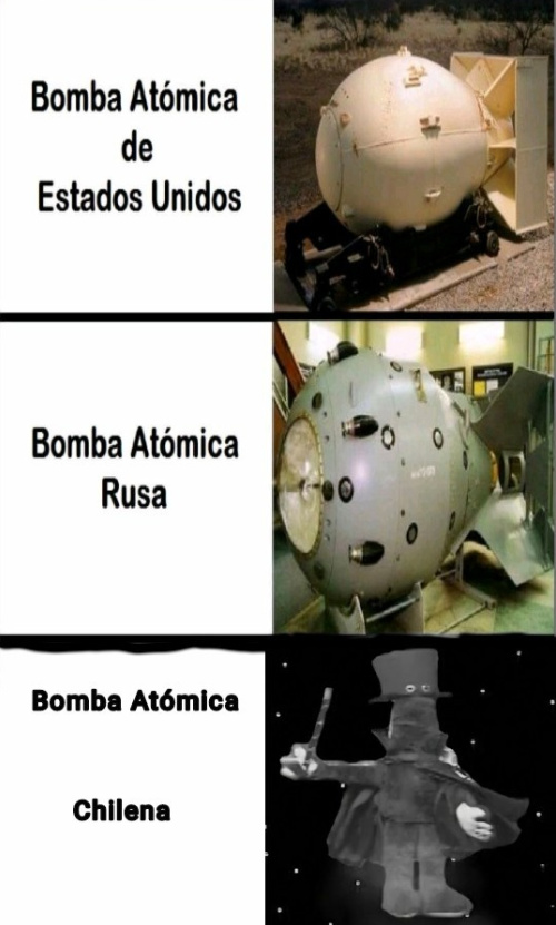 Tipos de bombas - Meme subido por EagleMECH726 :) Memedroid