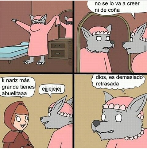 Era Caperucita subnormal? Deja tu opinión en los comentarios - Meme ...