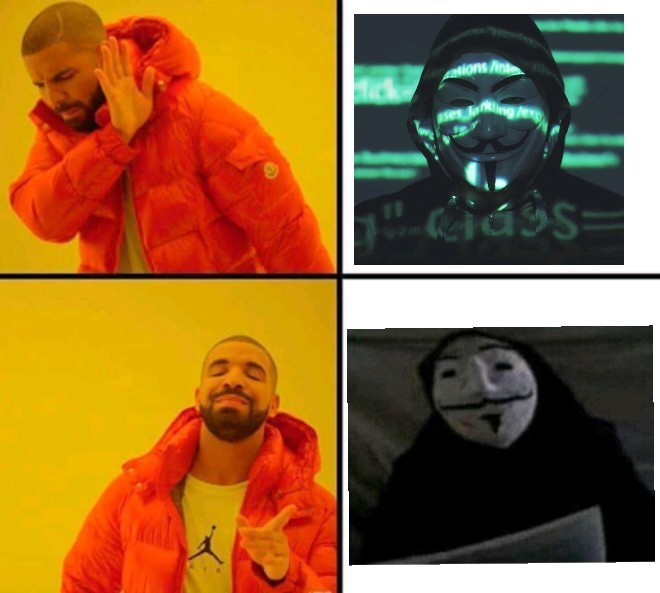 Anonymous comparación - Meme subido por Usuario-3142 :) Memedroid