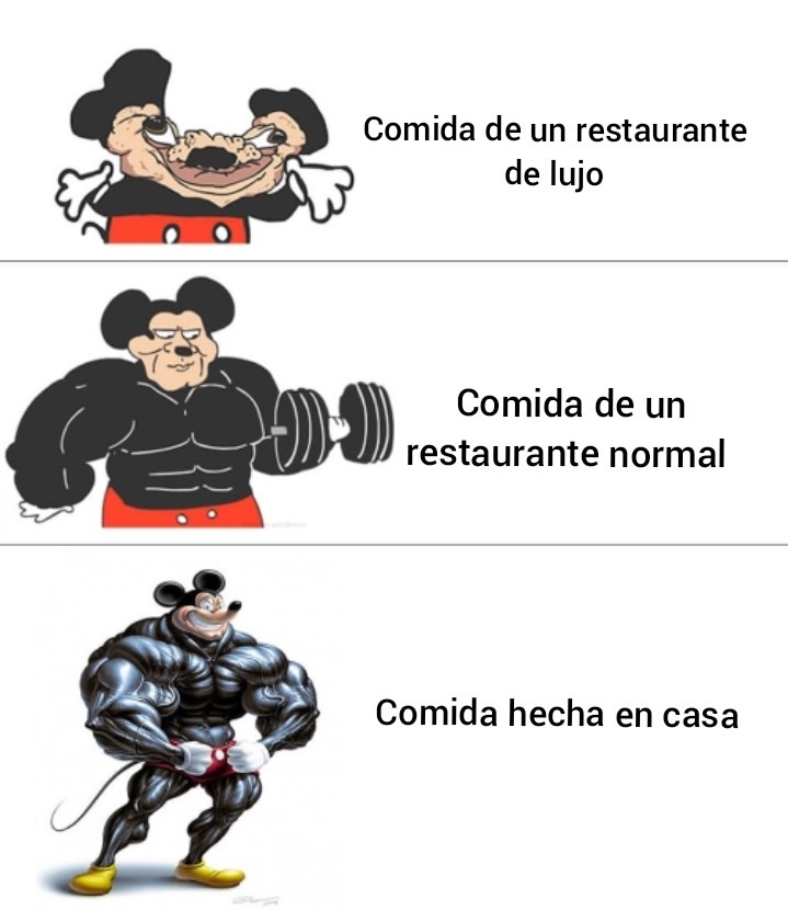 Las diferentes comidas - Meme subido por Lord2628 :) Memedroid