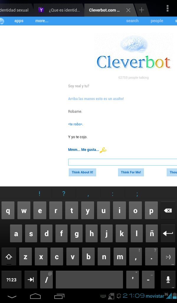 Cleverbot quiere que le duro contra el muro xdd - Meme subido por ...