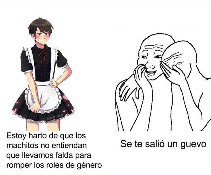 Los machitos me oprimen - Meme subido por Nadie133333 :) Memedroid