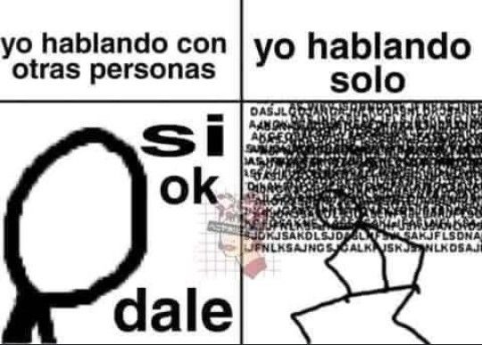 Yo hablando - Meme subido por Aidan. :) Memedroid