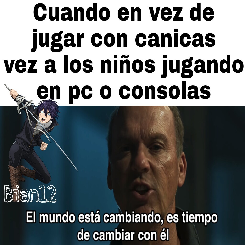 Desde este meme comienza el cambio de perfil que sera por el personaje ...