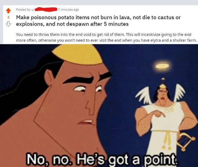 Minecraft meme he's got a point - Meme by Westenriddle :) Memedroid