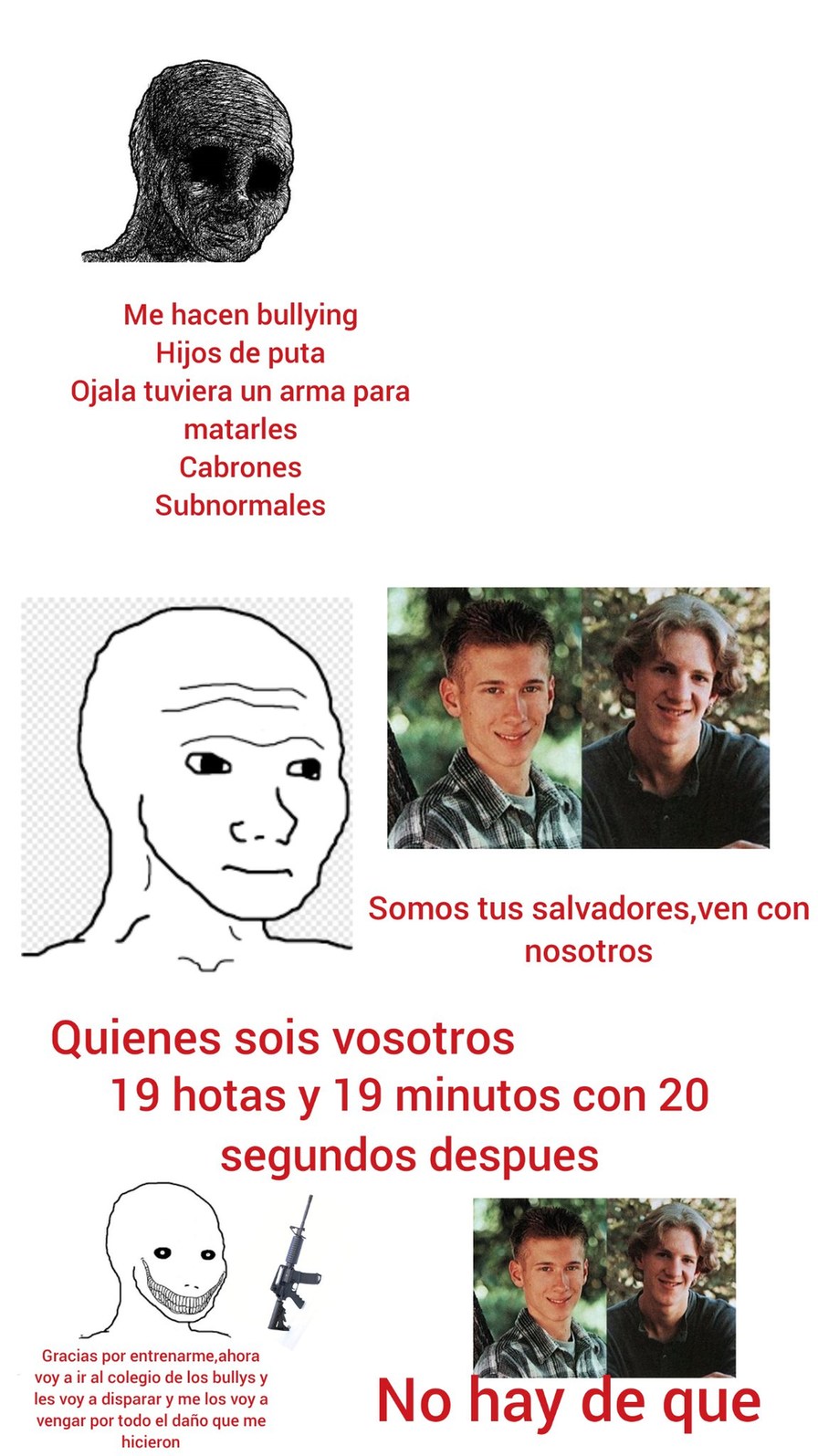 Wojak venganza contra bullys xd - Meme subido por ShootyMcXbox :) Memedroid