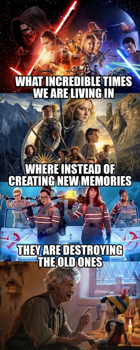 Not creating new memories, but destroying the old ones - Meme by ...