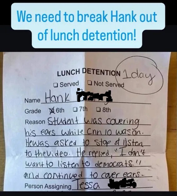The best Lunch Detention memes :) Memedroid