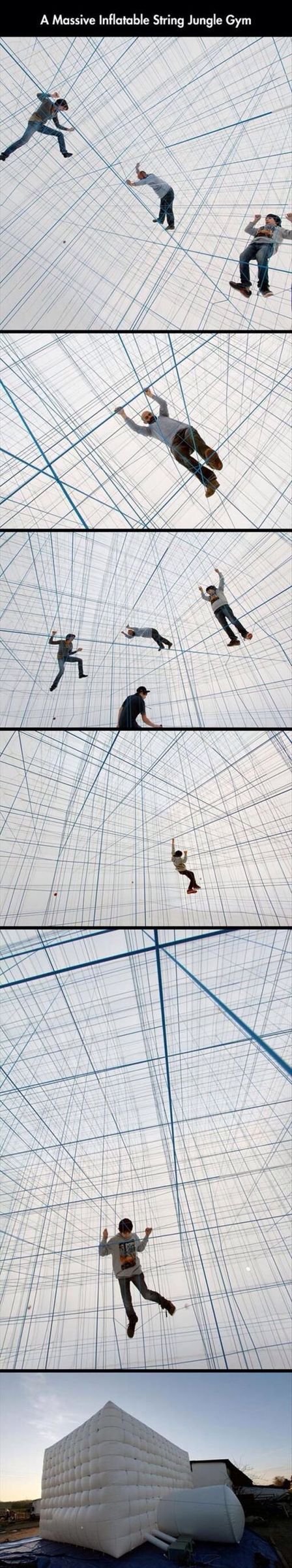 would be pretty hard to escape if it deflated... 5th comment gets one ...