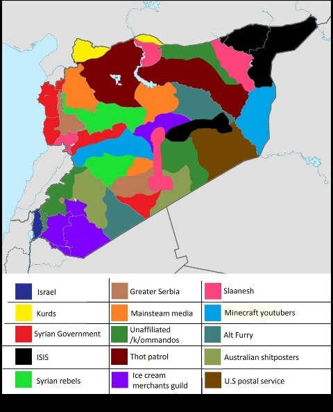 Map of the Syrian Civil War - Meme by Grammar__Soviet :) Memedroid