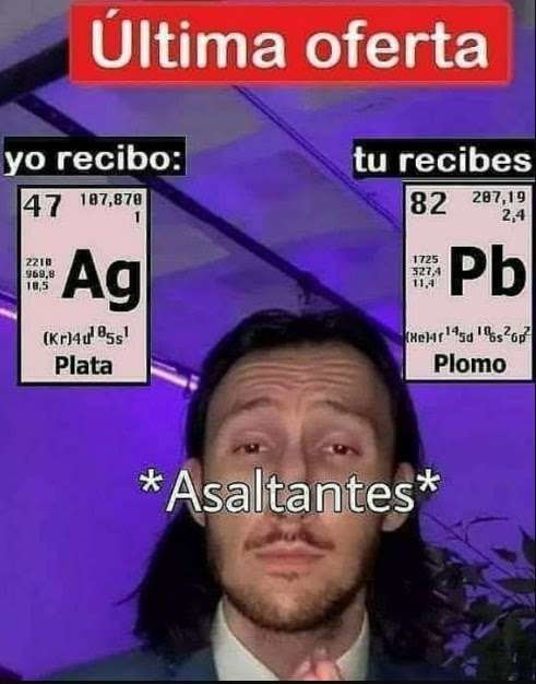 Me das Plata O Te Doy Plomo - Meme subido por Memefoggel12 :) Memedroid