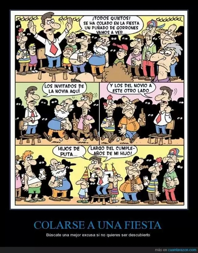 ahi que saber colarse bien - Meme subido por carlosmeraz9 :) Memedroid