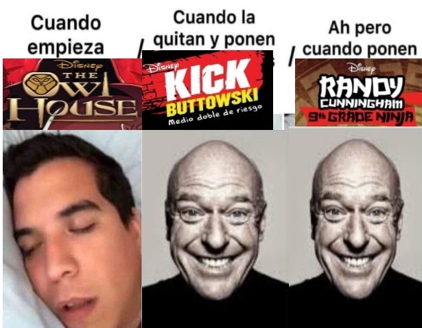 Actualmente la transmicion de disney XD - Meme subido por Bayron2002 ...