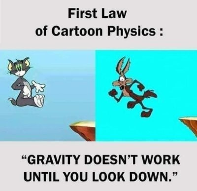 Cartoon physics - Meme by ZiggyStarburst :) Memedroid