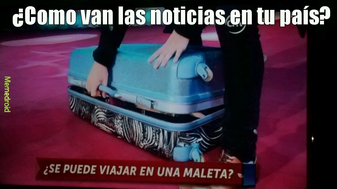 El titulo se fue en una maleta :v - Meme subido por Thom45 :) Memedroid