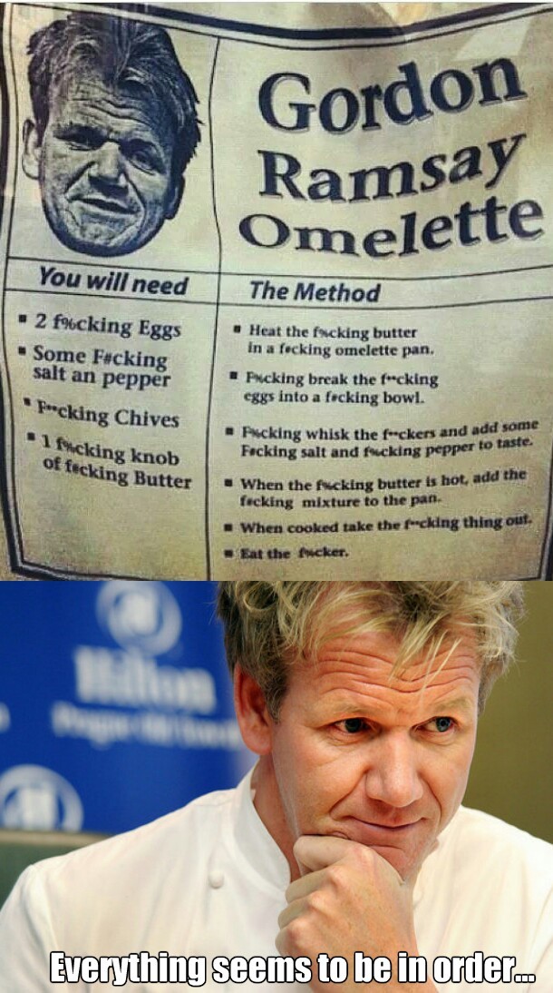 Gordon Ramsay Egg Memes