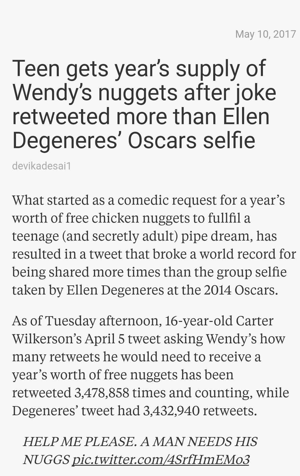 HE GOT THE NUGGS - Meme by Maaadskids :) Memedroid