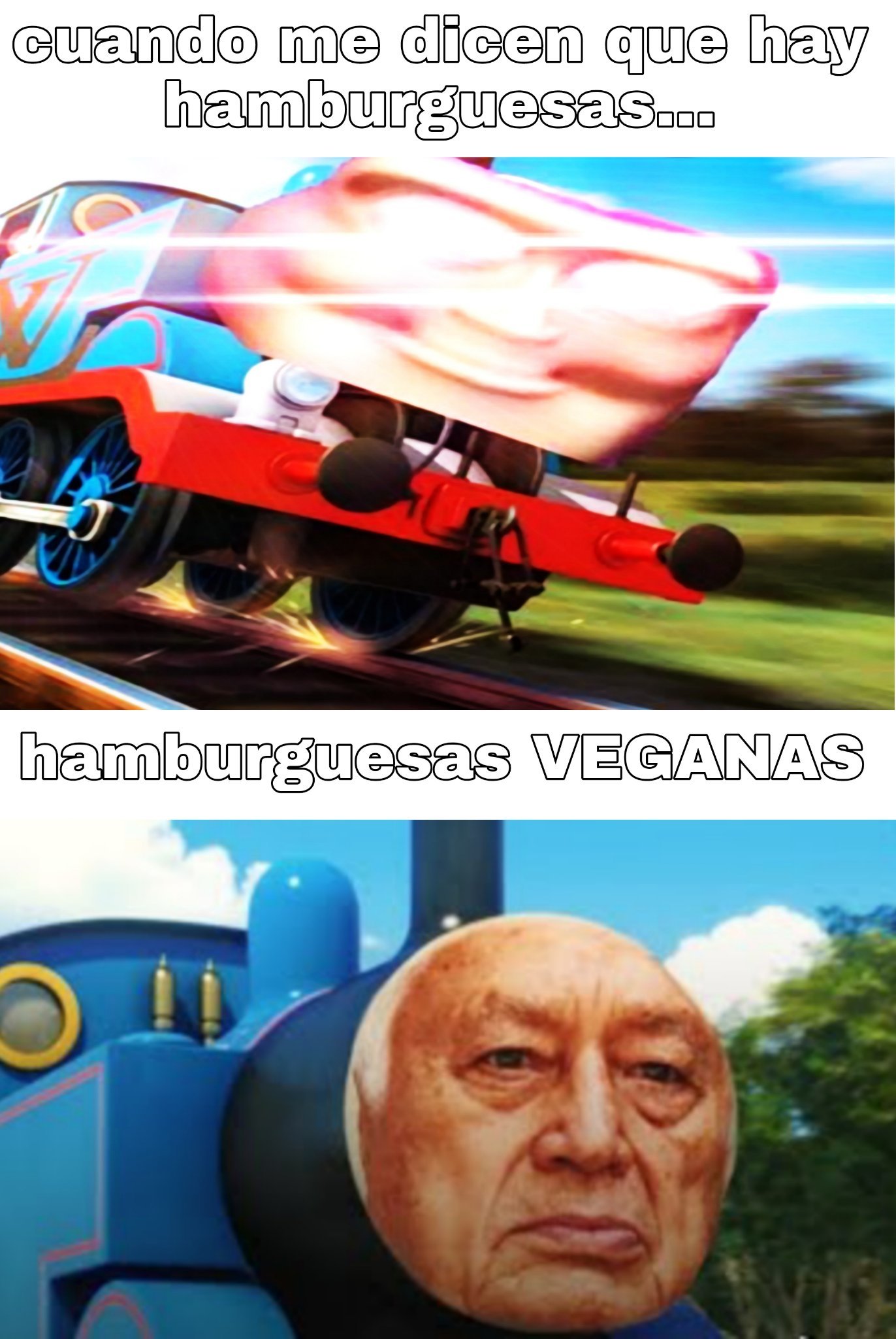 No mames gfa, eso es pura ensalada con pan de hamburguesa - Meme subido ...