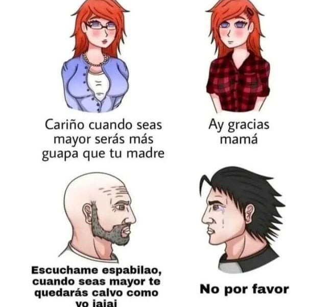 Te quedarás calvo - Meme subido por jandroqr :) Memedroid