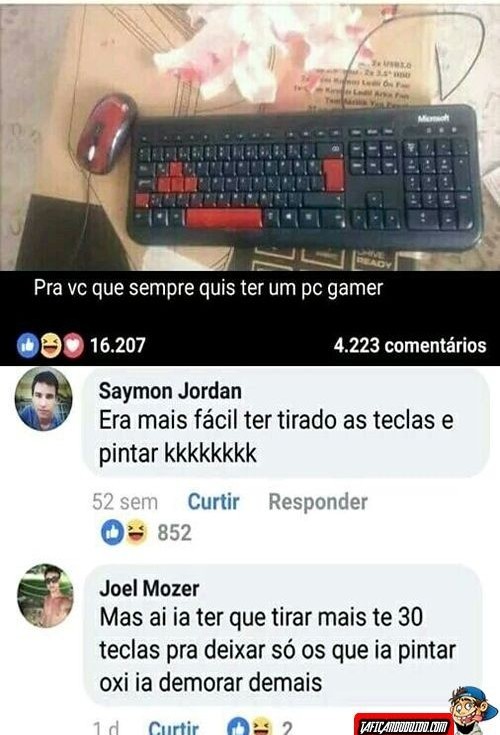 Título foi tirar as teclas - Meme by Maichelo :) Memedroid
