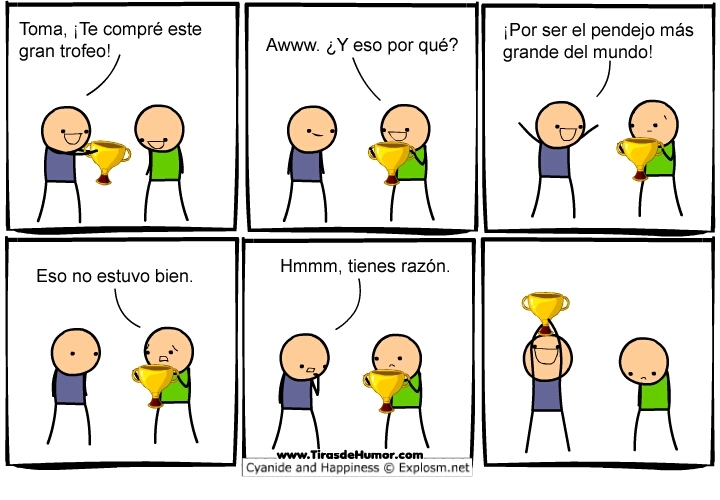 trofeo al mas pendejo - Meme subido por piperxax :) Memedroid