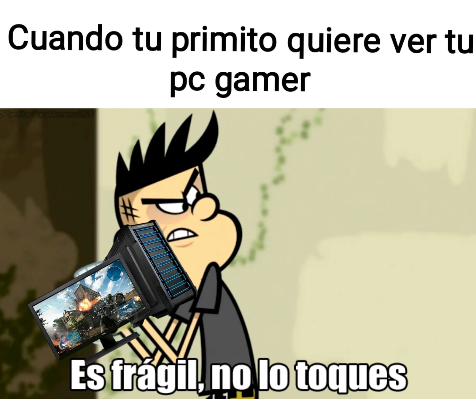 Pero que frágil - Meme subido por Chanchopro :) Memedroid