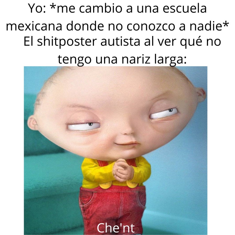 Se que soy shitposter pero no ando estereotipando - Meme subido por ...