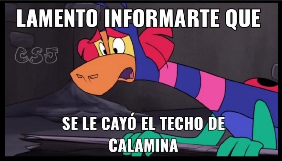 Alebrije y El Techo de Calaminas - Meme subido por CsjyChsj :) Memedroid